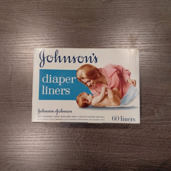 Johnson & Johnson | Accessories | Vintage 7s Johnsons Diaper Liners 60 ...